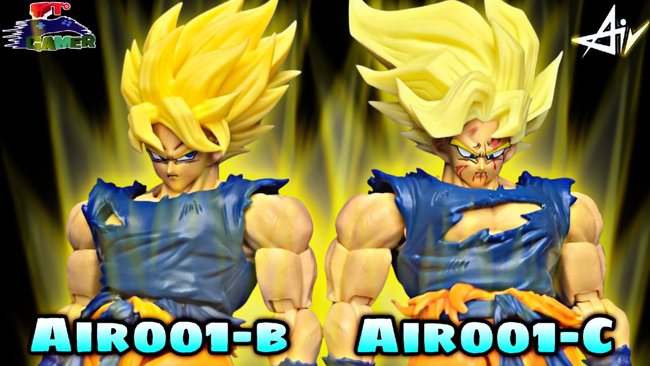 Kit AIR Studio AIR001 B y AIR001 C para Goku Legendary SSJ SH Figuarts ...