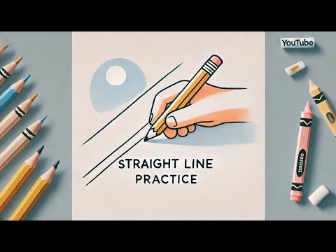 Straight line practice - YouTube