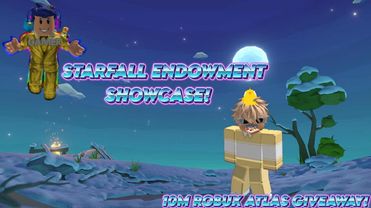 10M Robux Showcase | Starfall Enodwment | 10M robux Giveaway! - YouTube