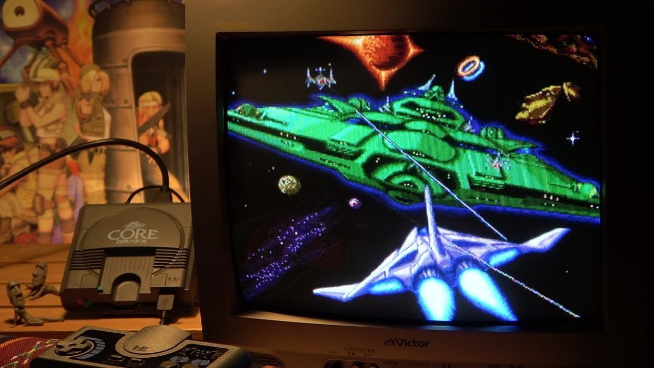 グラディウス Gradius (PCE) PCエンジン コアグラフィックス ミニ - YouTube