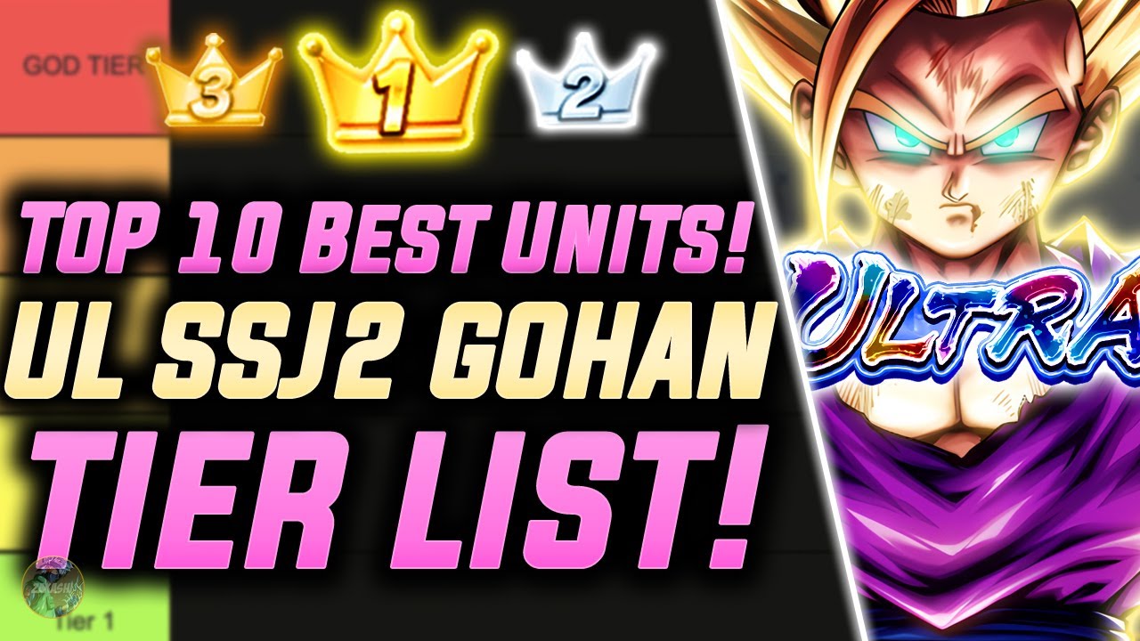ULTRA SSJ2 GOHAN TAKES #1?! TOP 10 Unit/Fighter TIER LIST! (Dragon Ball ...