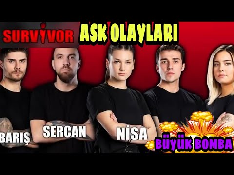 SURVİVOR 2020'Deki TÜM AŞK HİKÂYELERİ(OLAYLARI) /// AŞK-I SURVİVOR /// NİSA,SERCAN,BARIŞ,AYCAN,YASİN