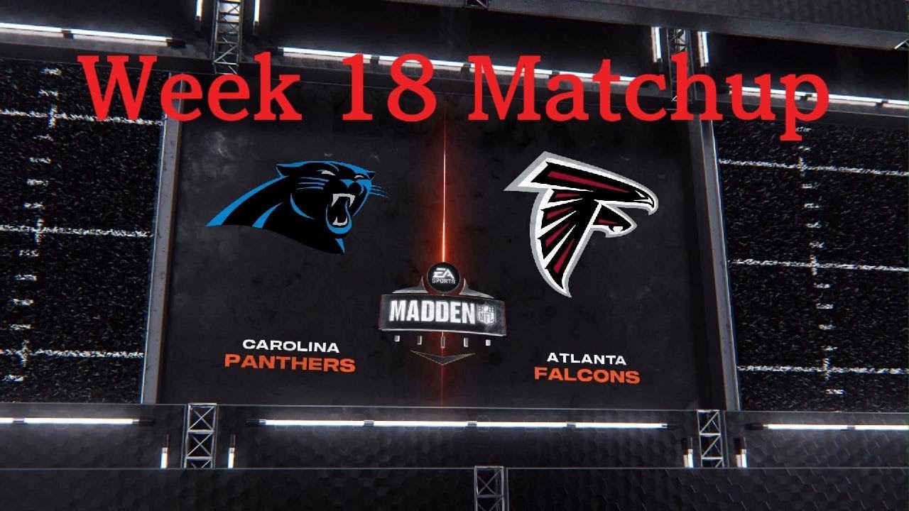 Madden NFL 25 CAR vs ATL Week 18 - YouTube