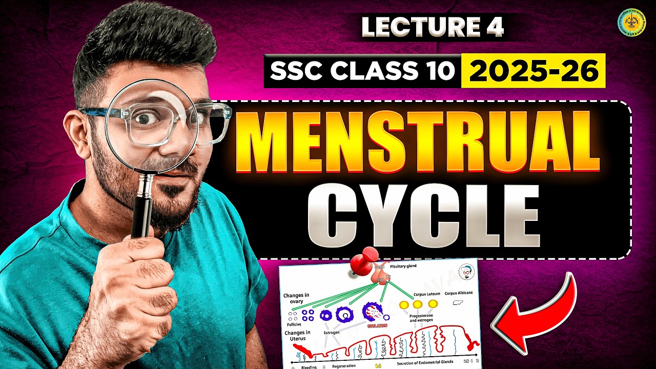 Menstrual Cycle || Life processes in Living Organisms Part - 2 || SSC ...