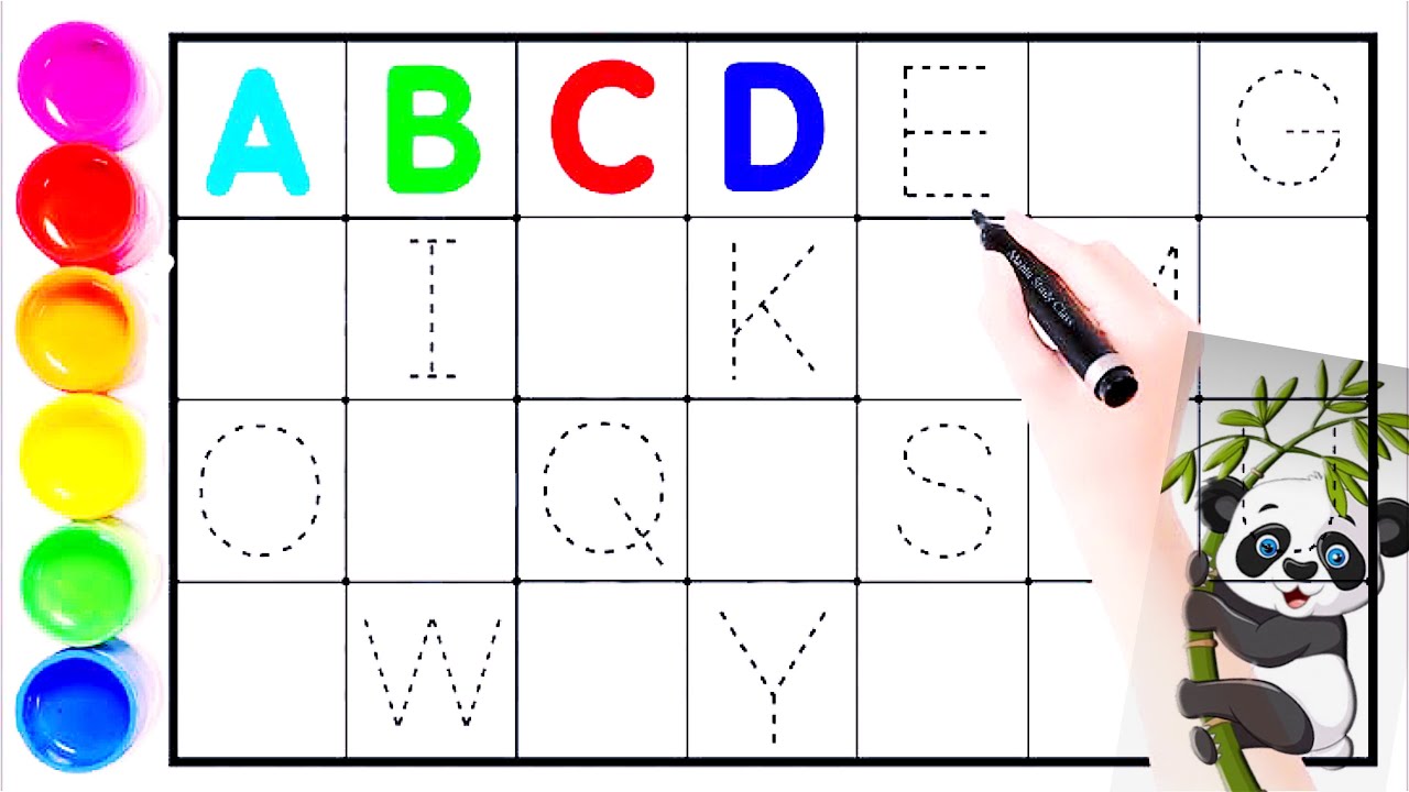 Learn 1234 number counting and Abc alphabets for kids and toddlers,A to ...