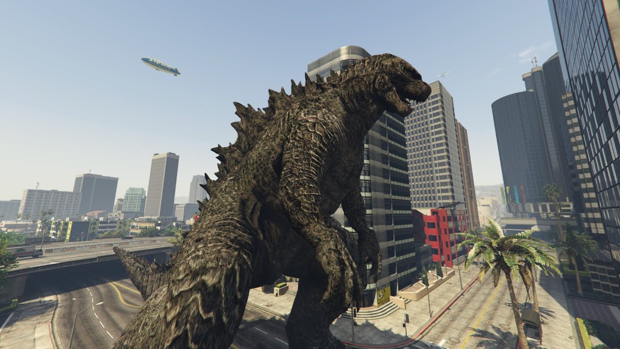 Godzilla GTA 5 Mods - YouTube