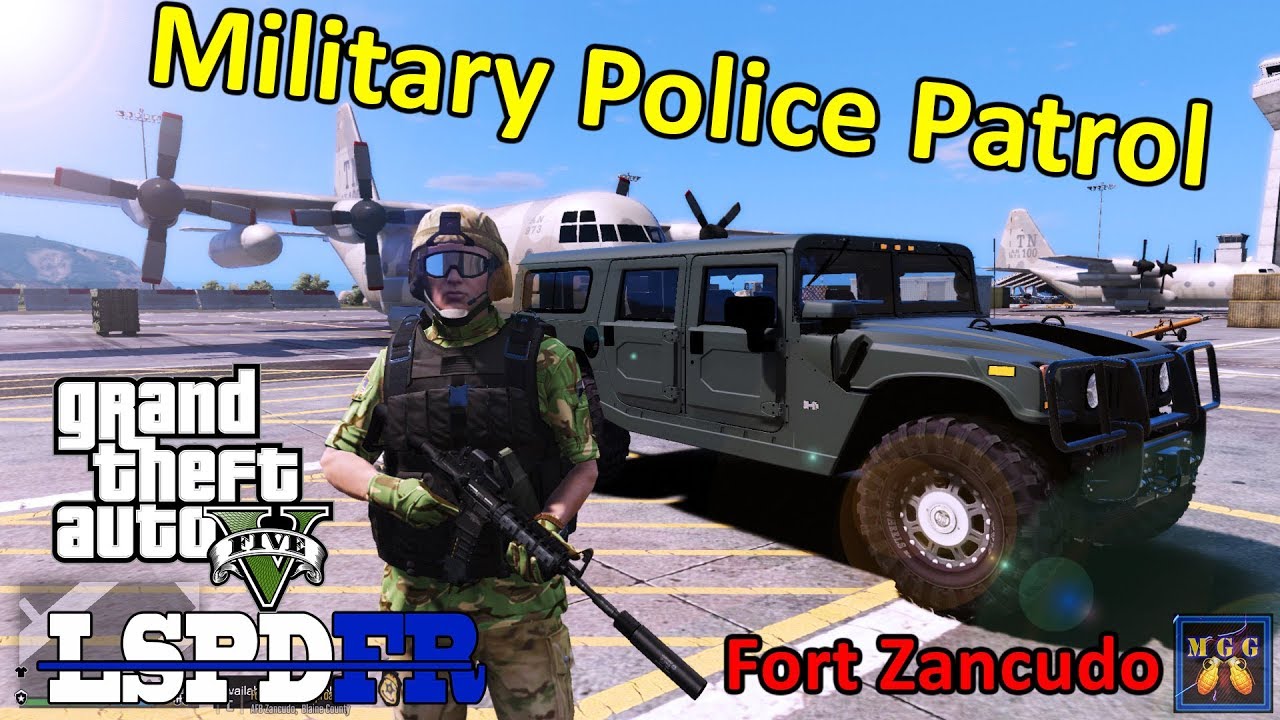 Military Police Patrol In a Hummer H1 | GTA 5 LSPDFR Episode 448 - YouTube