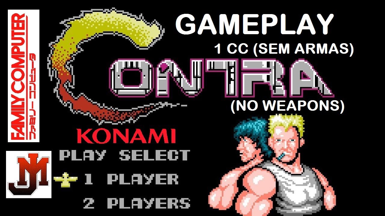 Contra (NES Japan) 1CC Sem Armas (No Weapons) - YouTube