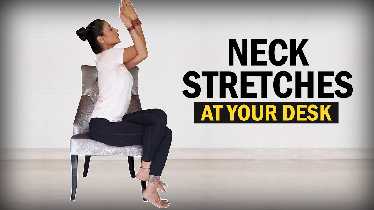 Neck & Shoulder Exercises for People Who Work from Home | Fit Tak - YouTube