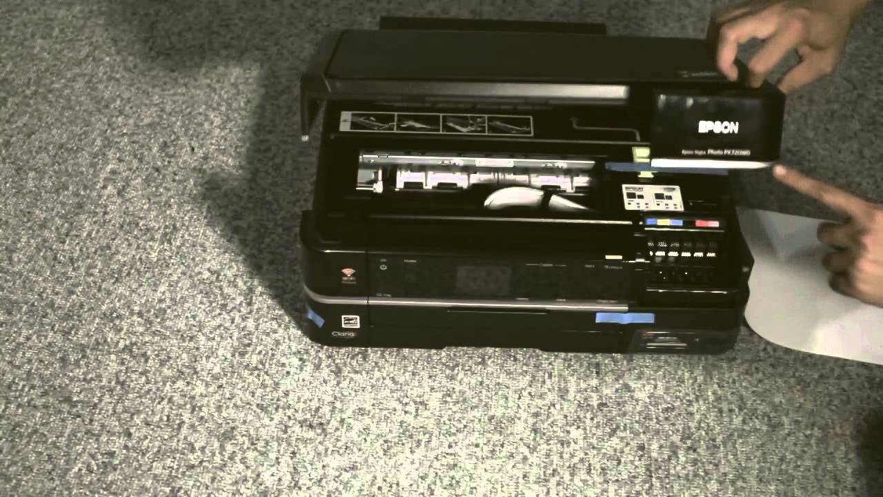 Unboxing : Epson Stylus Photo PX720WD printer - YouTube