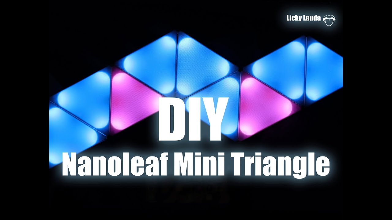 DIY Nanoleaf Mini Triangle (Aurora) - YouTube