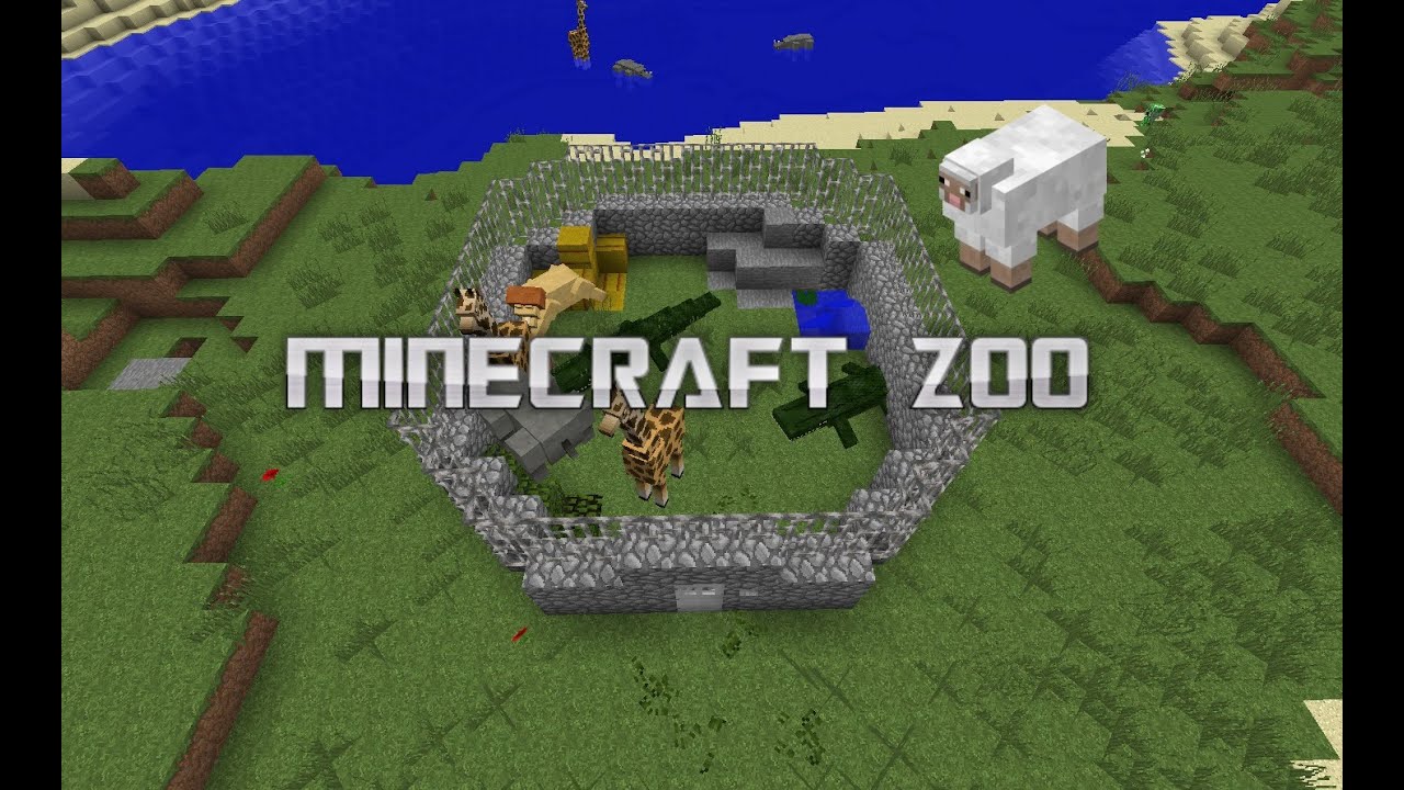 How To Make A Minecraft Zoo - YouTube