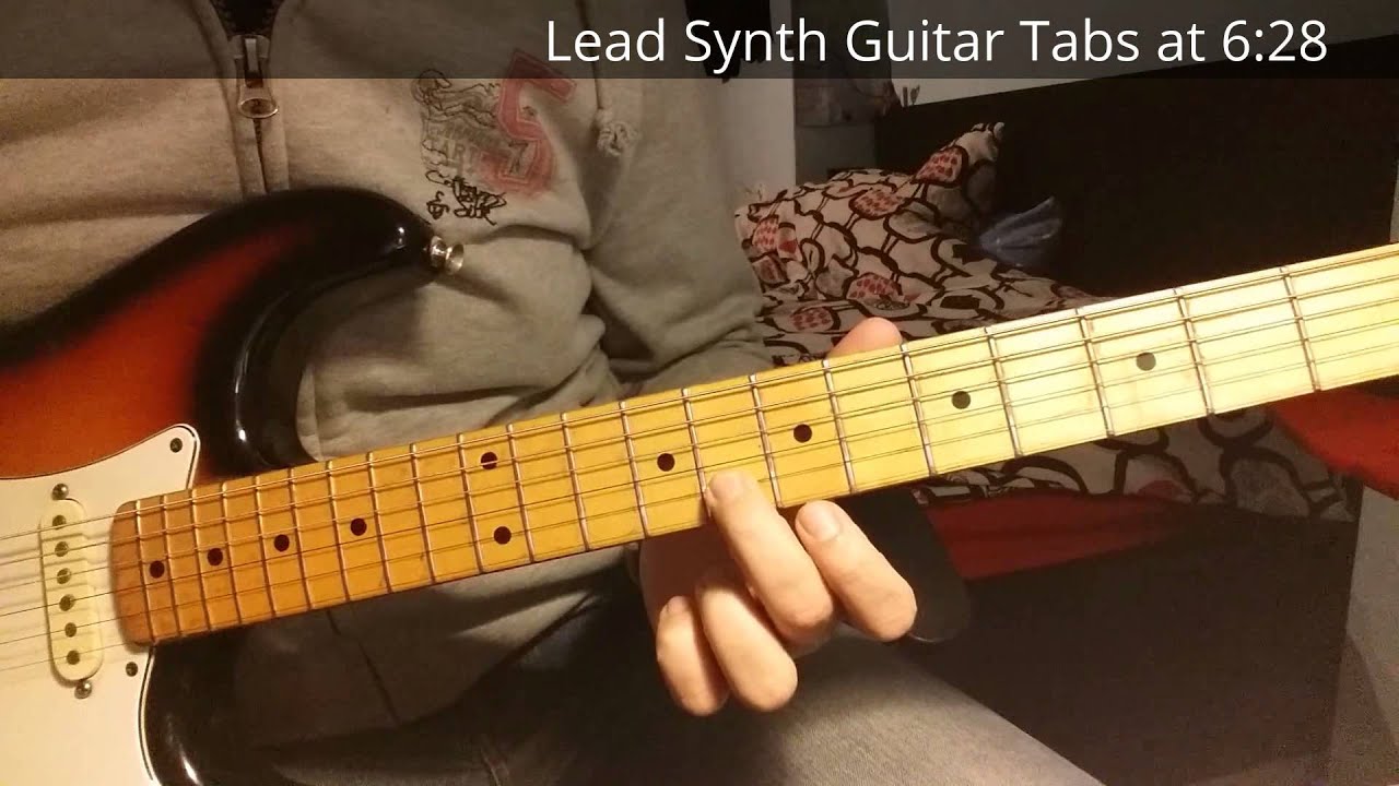 AVICII - Broken Arrows - Chords and Lead Synth Guitar Solo Tutorial - YouTube