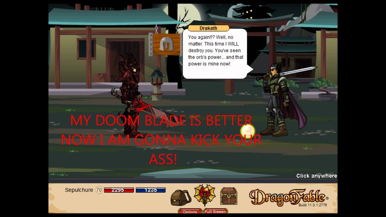 Dragon Fable Sepulchure's Revenge HD - YouTube