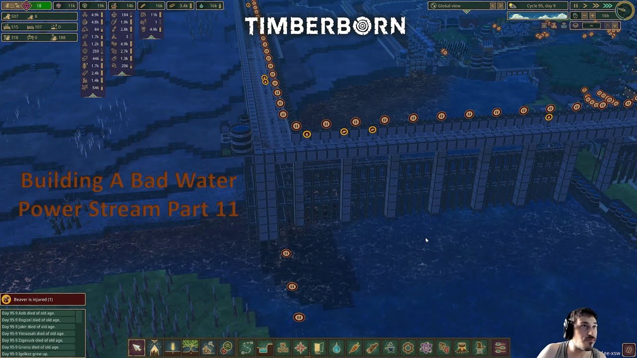 Timberborn Building A New Bad Water Power River Part 11 - YouTube