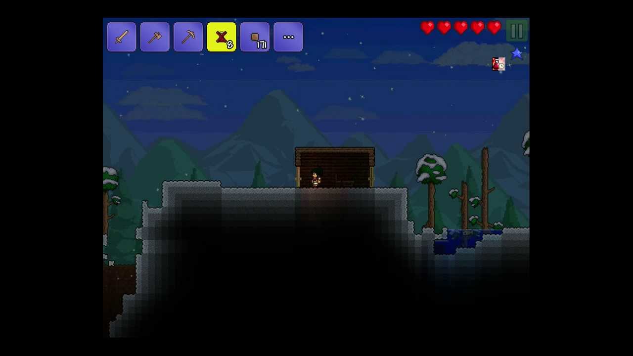 Lets Play Terraria - Gameplay Playthrough [iPad] EP 2 Mining and ...