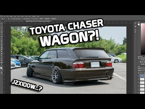Photoshop Toyota Chaser WAGON Render - YouTube