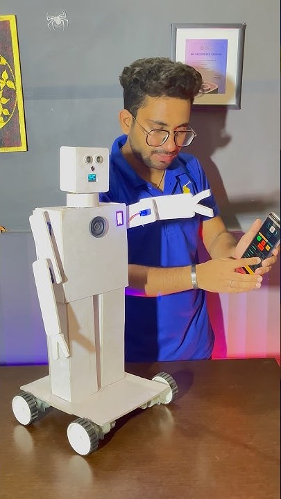 How to make humanoid robot || cardboard robot || #viral #science # ...