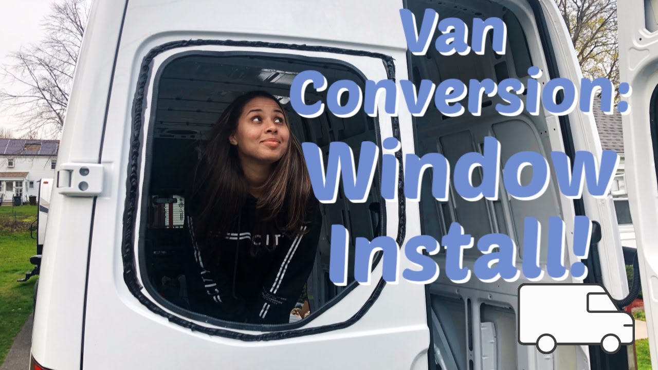 Van Conversion: Window Installation - YouTube