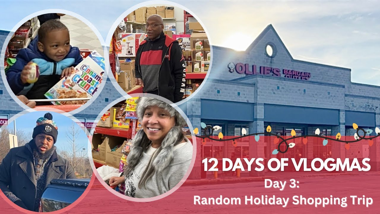 12 Days of Vlogmas Day 3: Random Mini Holiday Shopping Trip - YouTube