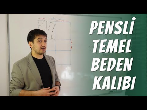 Pratik PENSLİ Temel Beden Kalıbı Nasıl Yapılır ?
