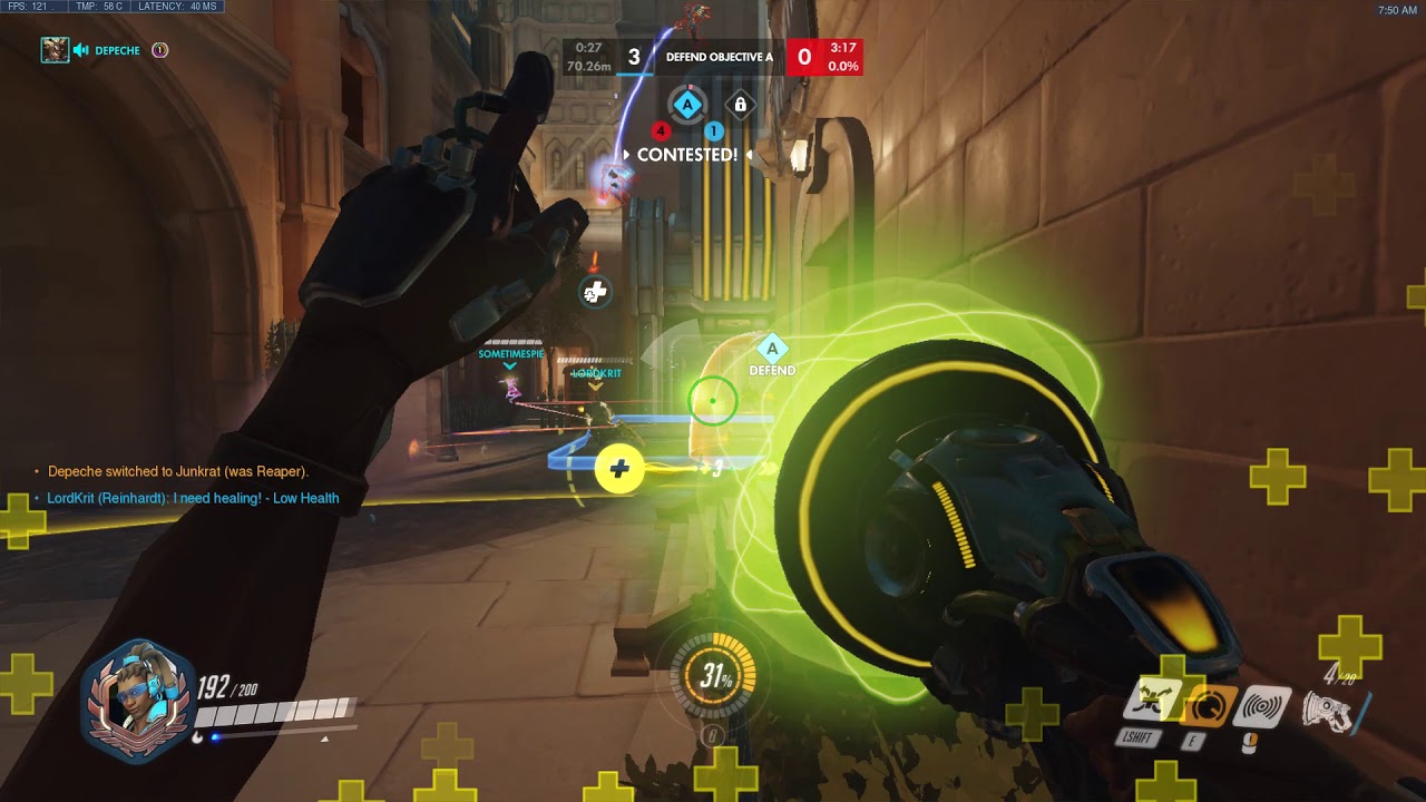 Overwatch Communix Plays Support lol - YouTube