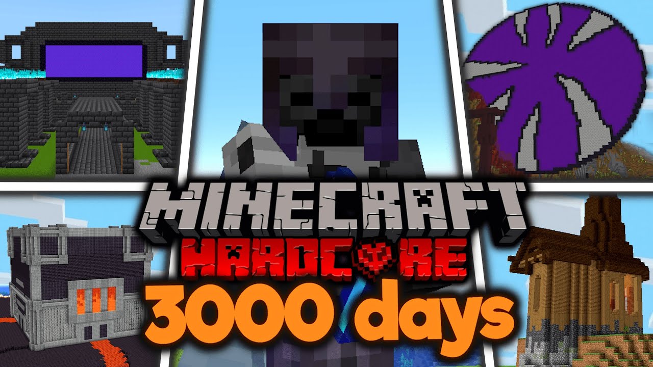 Surviving 3000 Days in Minecraft Hardcore [FULL MOVIE] - YouTube