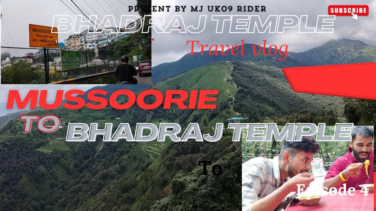 MUSSOORIE TO BHADRAJ TEMPLE | MUST-VISIT SPOT | BHADRAJ TEMPLE TRAVEL ...