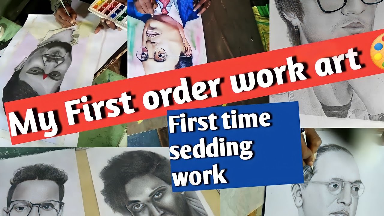 mix my first order 🎨 work first' time sedding work - YouTube