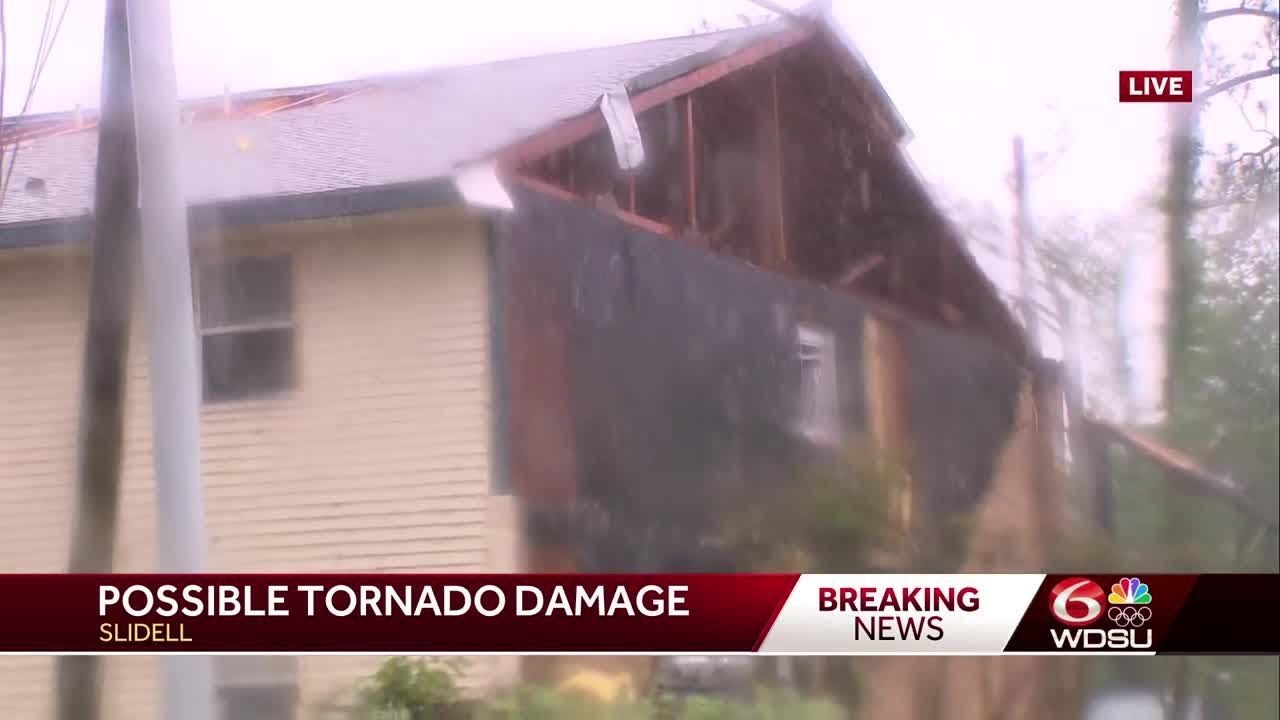 Slidell reports major tornado damage - YouTube