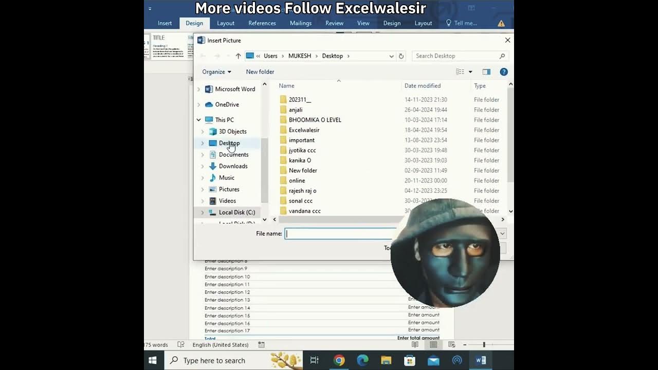 Watermark In Ms Word Excelwalesir Exceltricks Ytvideoshorts Excel Youtube