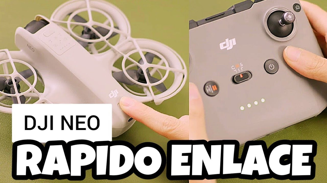 DJI NEO-Como Vinculo Mis Mandos Guia Rapida en español - YouTube