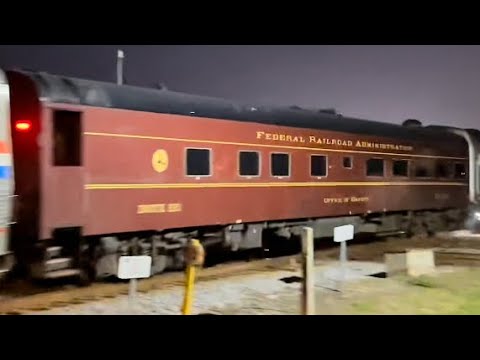Amtrak 92 in Plant City, FL (Ft. FRA Car [DOTX 221]) - YouTube