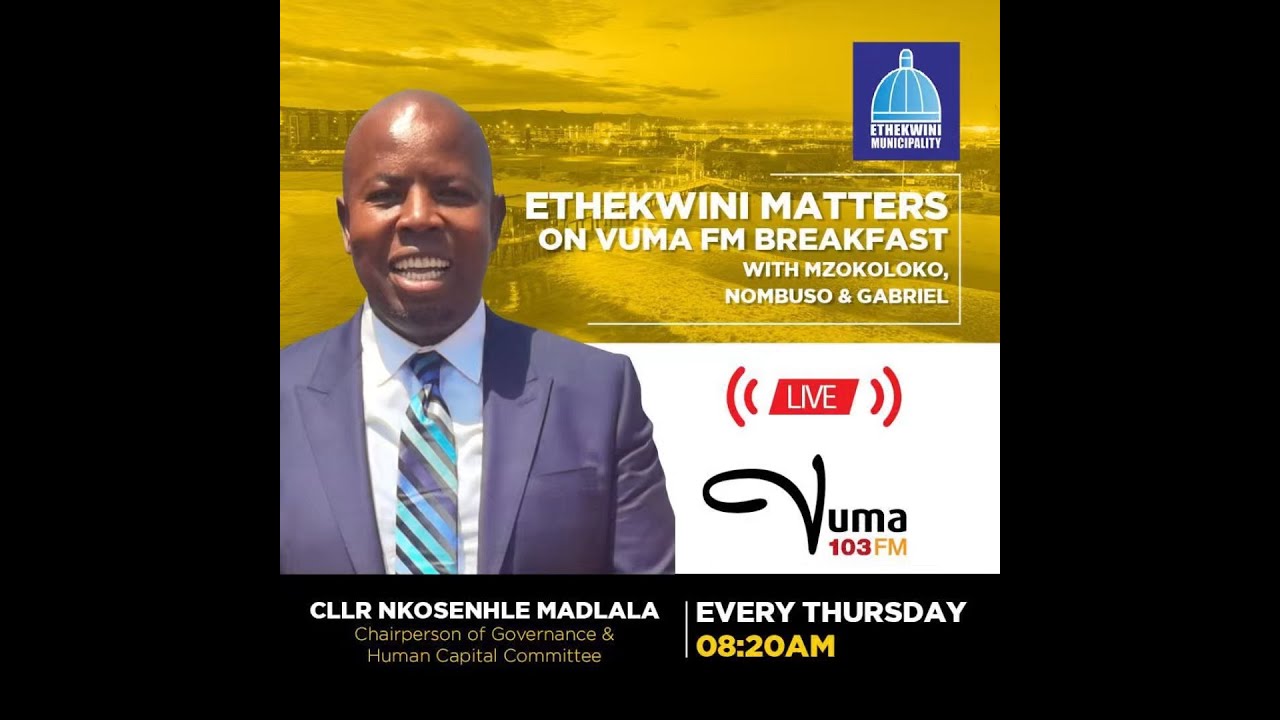 ETHEKWINI MATTERS - VUMA FM PODCAST (30/10/25) - YouTube