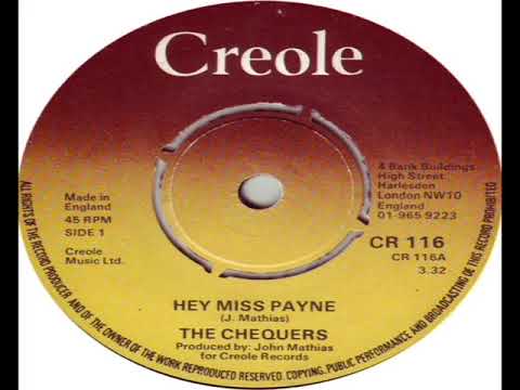 Chequers Hey Miss Payne 1976 - YouTube