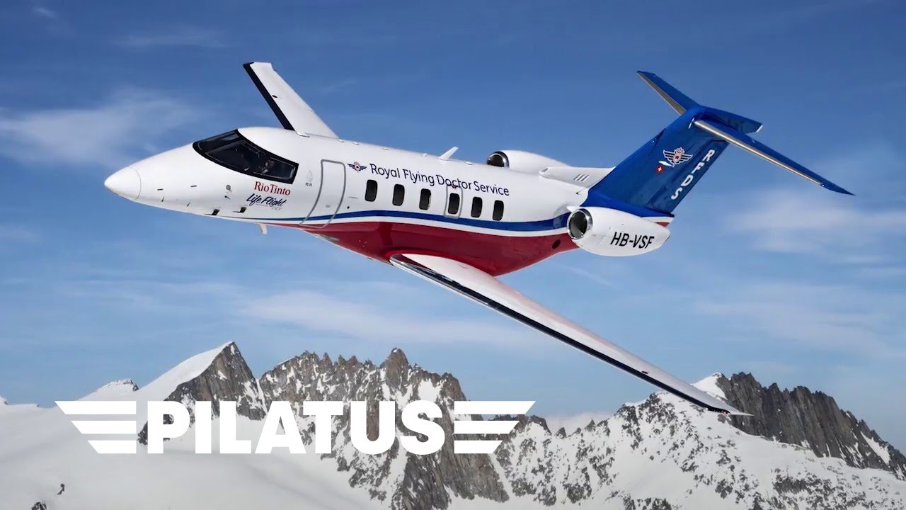 PC-24 – Maiden Flight of the RFDS Air Amulance Jet - YouTube