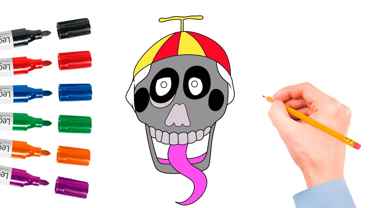 Easy drawing. How to draw a Balloon boy - YouTube