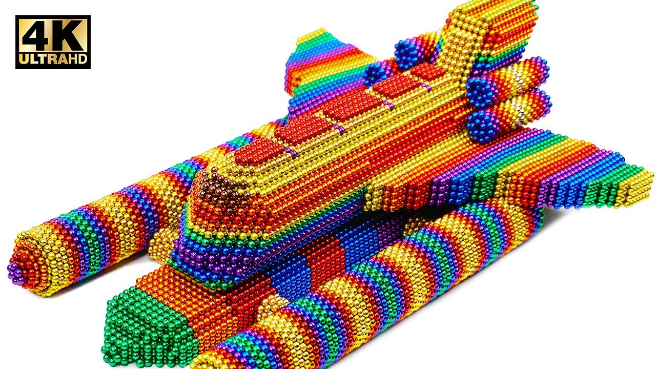 How To Make Nasa Space Ship From Magnetic Balls (Satisfying) | Magnet ...