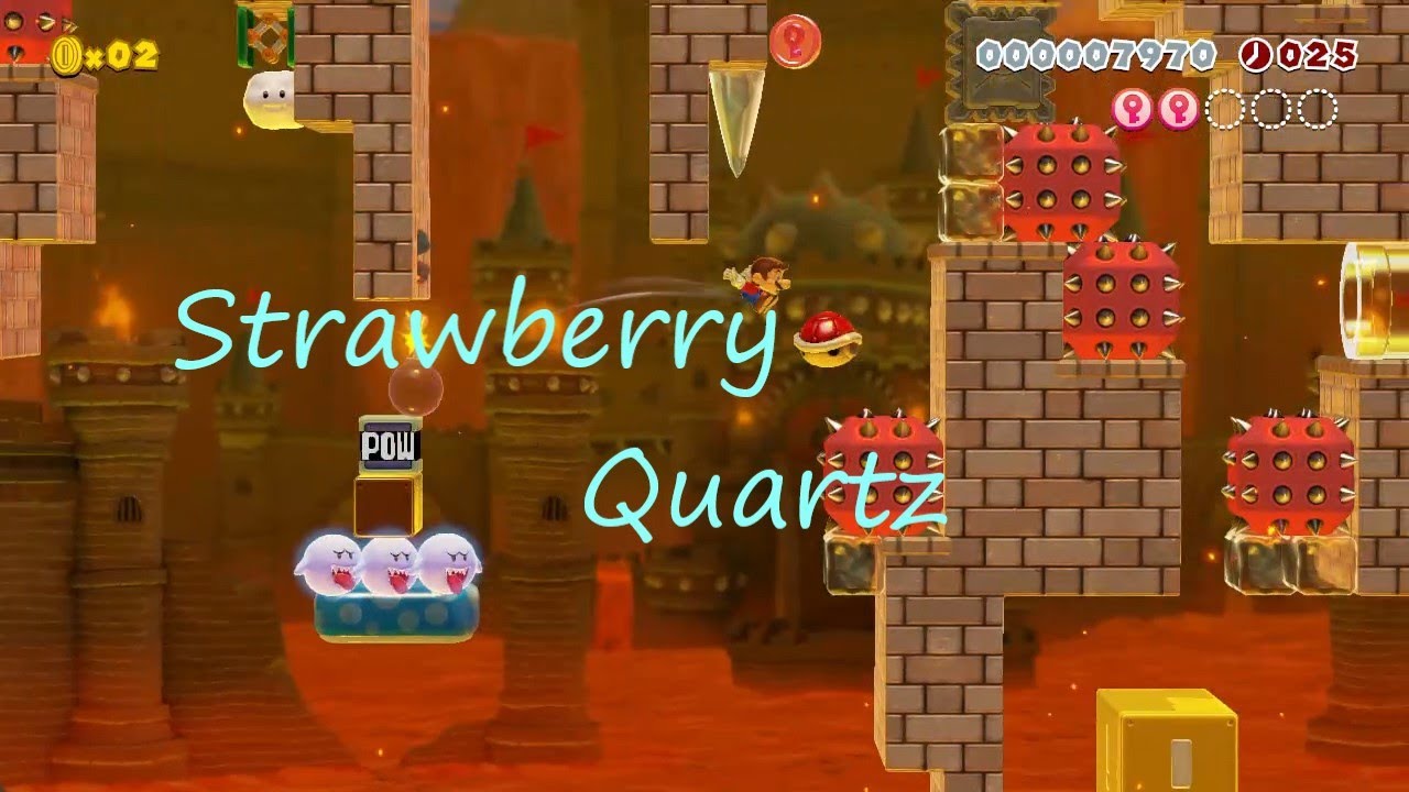 [Super Mario Maker 2] Strawberry Quartz by Takachan - YouTube
