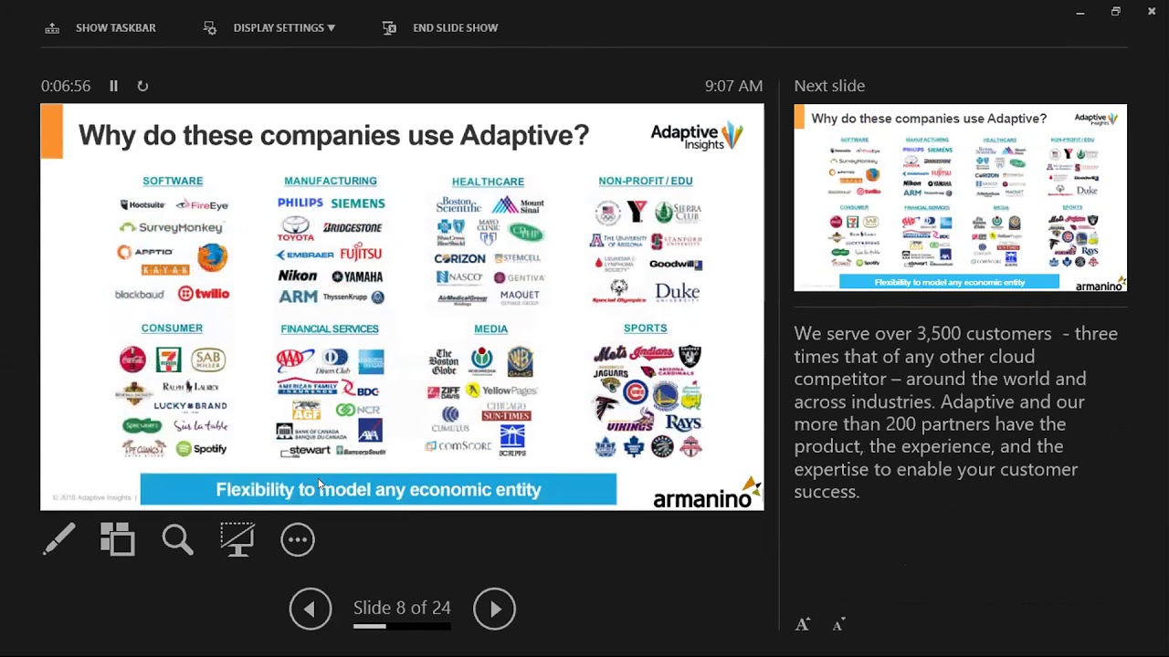 INXPO Adaptive Insights Demo Primary - YouTube