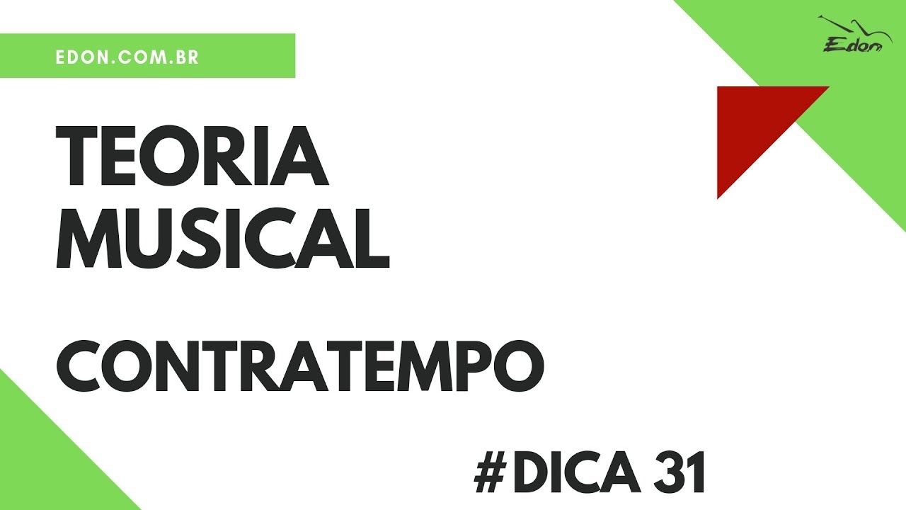 Contratempo- Teoria Musical- CursosEDON - YouTube