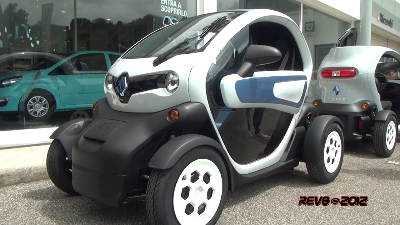 ALL New 2013 Renault Twizy EV - Full Details & Driving Scenes - - YouTube