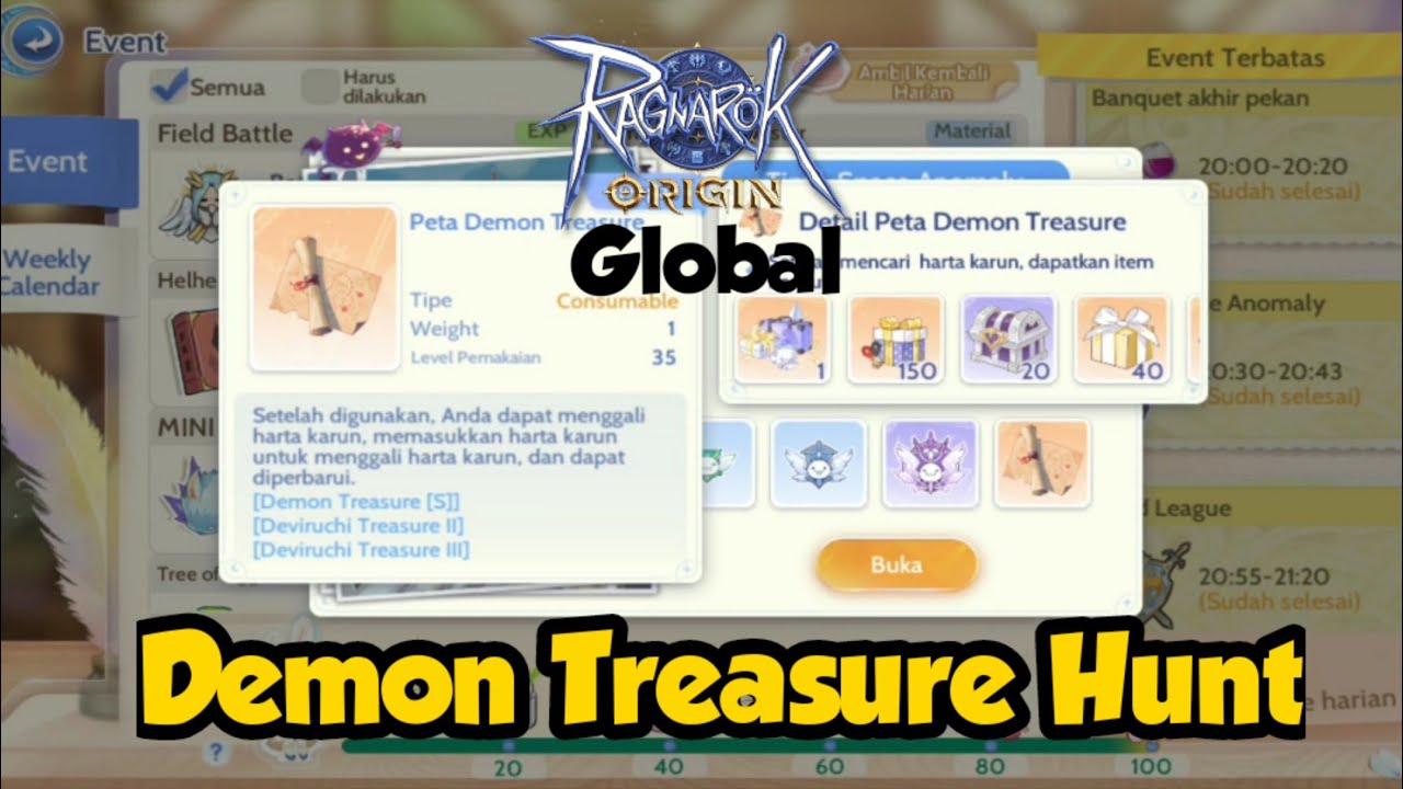 Demon Treasure Hunt - Ragnarok Origin Global - YouTube