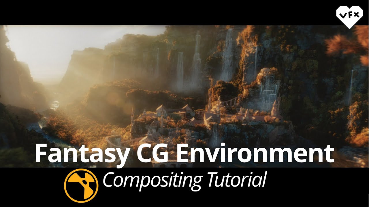 Fantasy CG Environment // Compositing Tutorial - YouTube