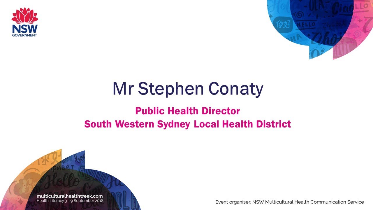 Multicultural Health Week 2018 Launch: CELEBRATING DIVERSITY - YouTube