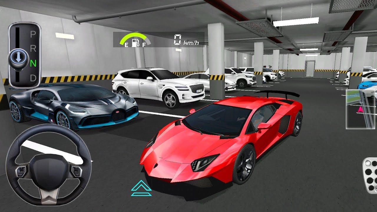 New Lamborghini Aventador in the underground parking station full crazy ...