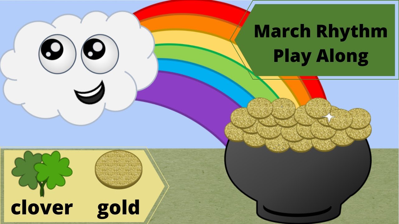 St. Patrick's Day, March Rhythm Play Along for Kindergarteners - YouTube