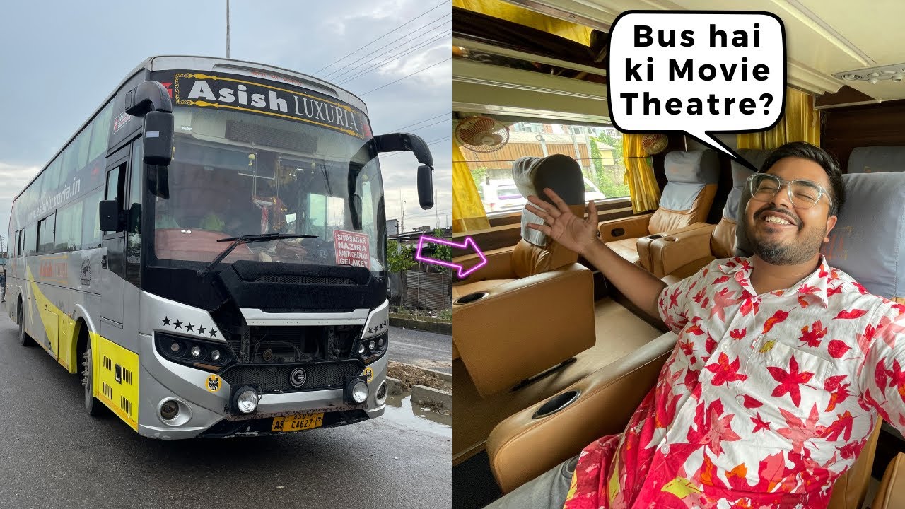 Most LUXURY Bus of Assam - Ashish Luxuria | MOVIE THEATRE on WHEELS 😲🔥 ...