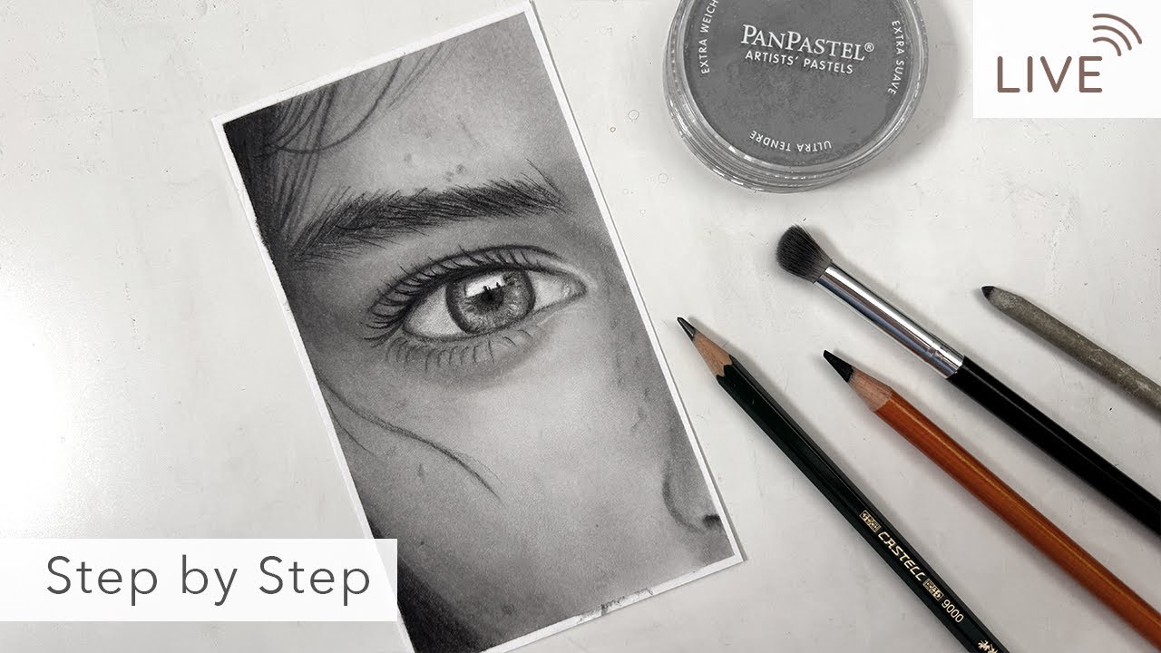 How to Draw a Realistic Eye - Creative Art Time - YouTube