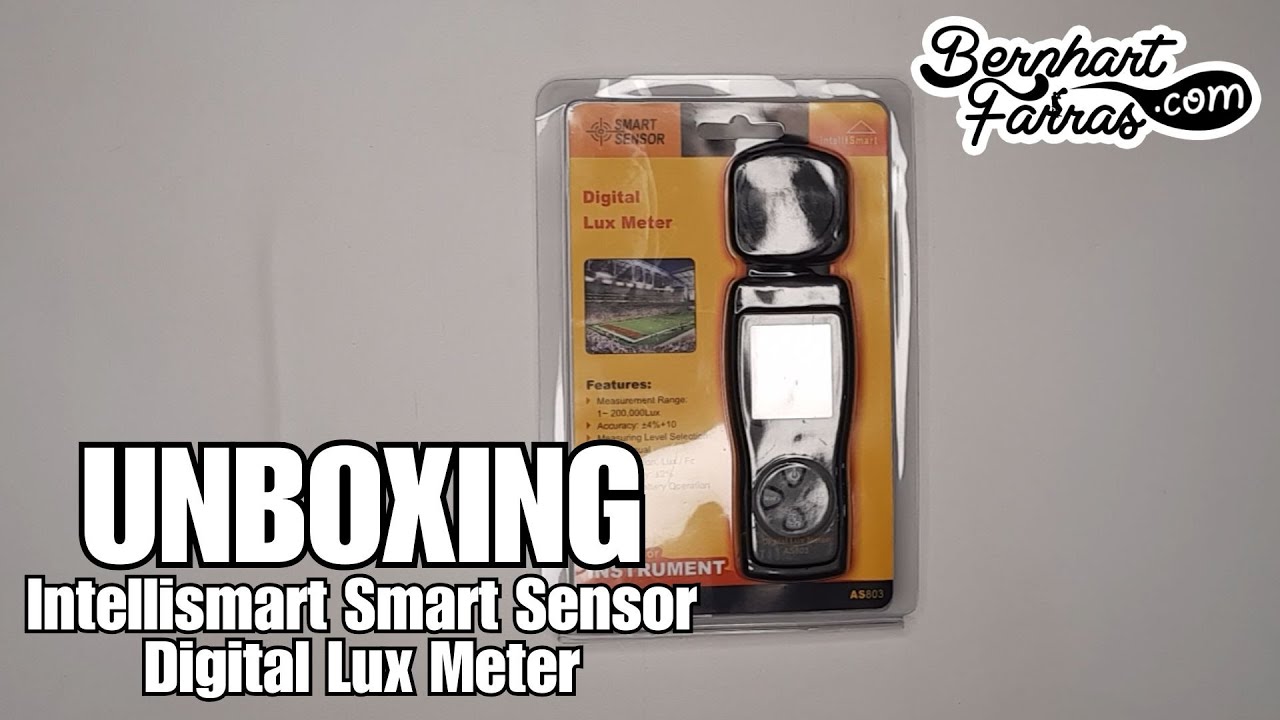 Unboxing IntelliSmart Smart Sensor Digital Lux Meter | Membuka Kotak 4K ...
